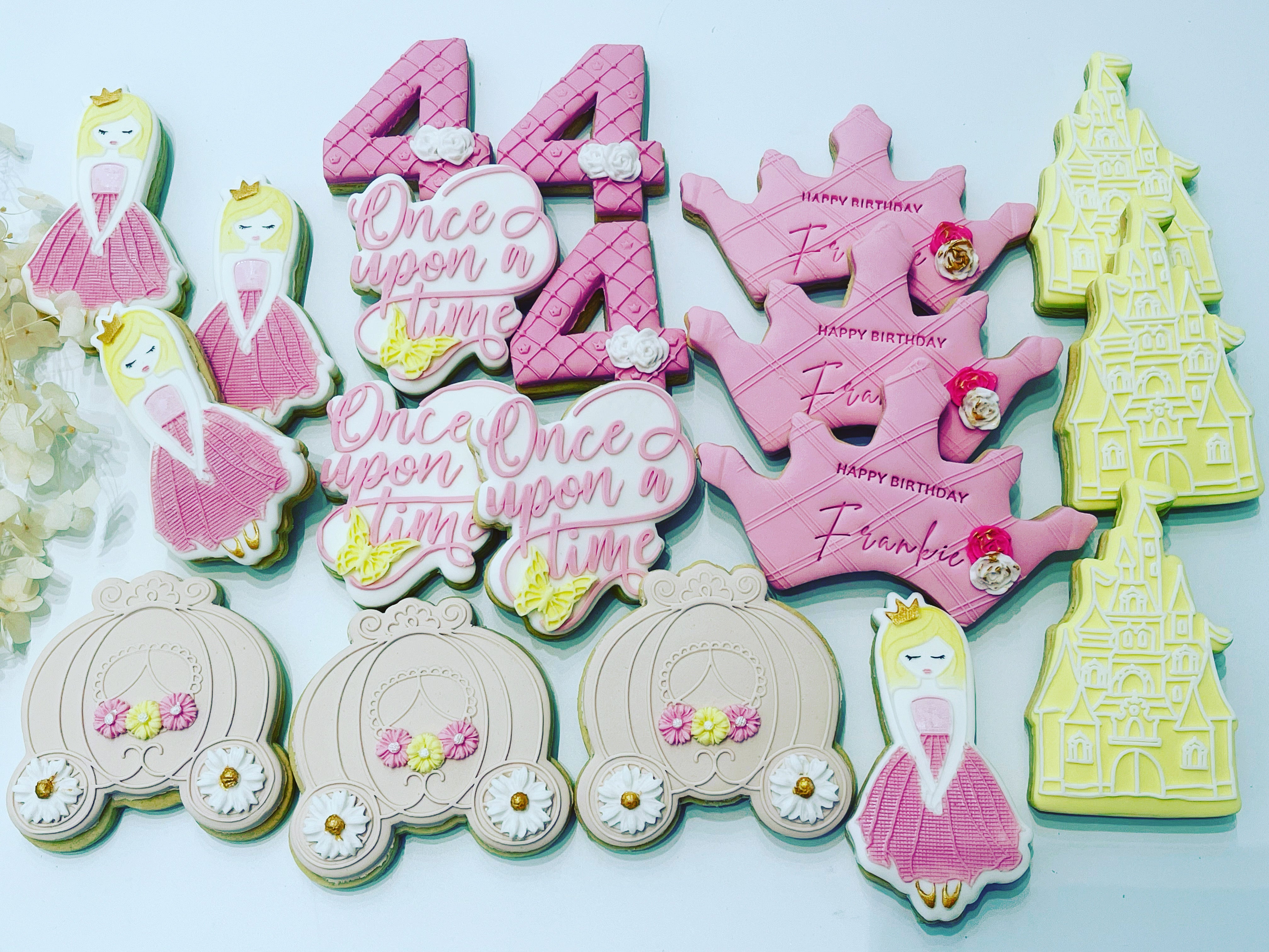 Princess Themed Assorted Cookies - Sophia's Cookie Creations